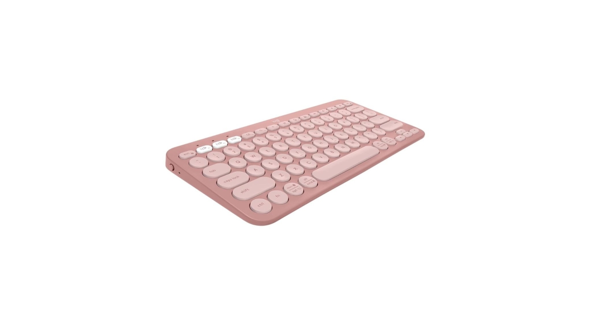 Logitech Pebble Keys 2 K380s Keyboard (Tonal Rose) | LX INDIA