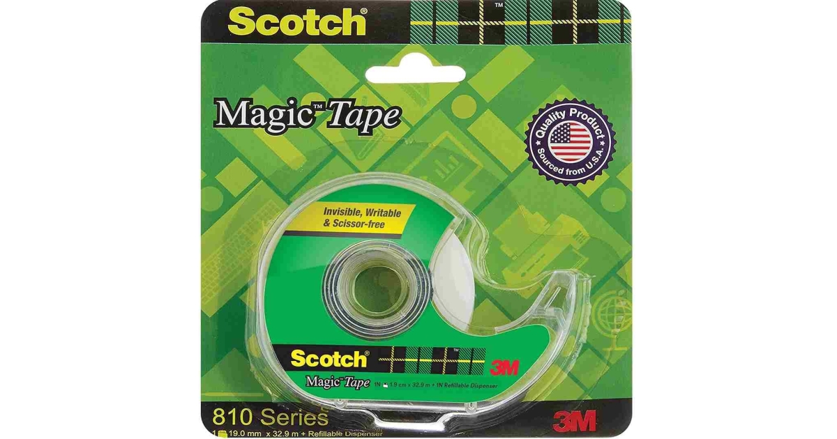 3M Scotch Magic Tape Roll with Refillable Dispenser | LX INDIA
