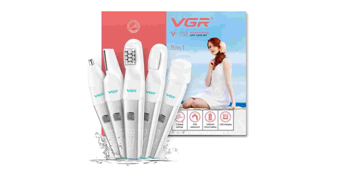 VGR V-752 Professional 5-in-1 Lady Care Kit for Women | LX INDIA